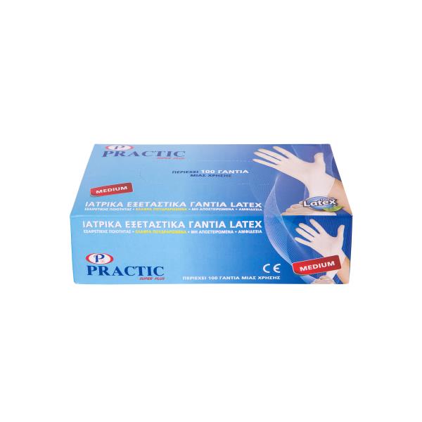 Προστατευτικά γάντια μιας χρήσης 100τμχ σε λευκό | Celestino