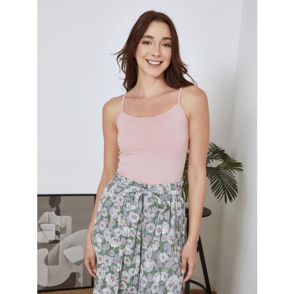 Τιραντάκι μονόχρωμο με βαμβάκι σε ροζ, 2,99€ | Celestino