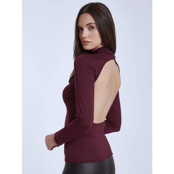 Ζιβάγκο με ανοιχτή πλάτη σε μπορντό | Celestino